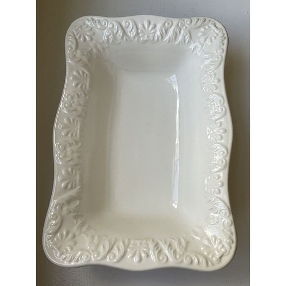 White | Dining | Bizzirri White Serving Platter Tray Shallow Bowl Dish ...
